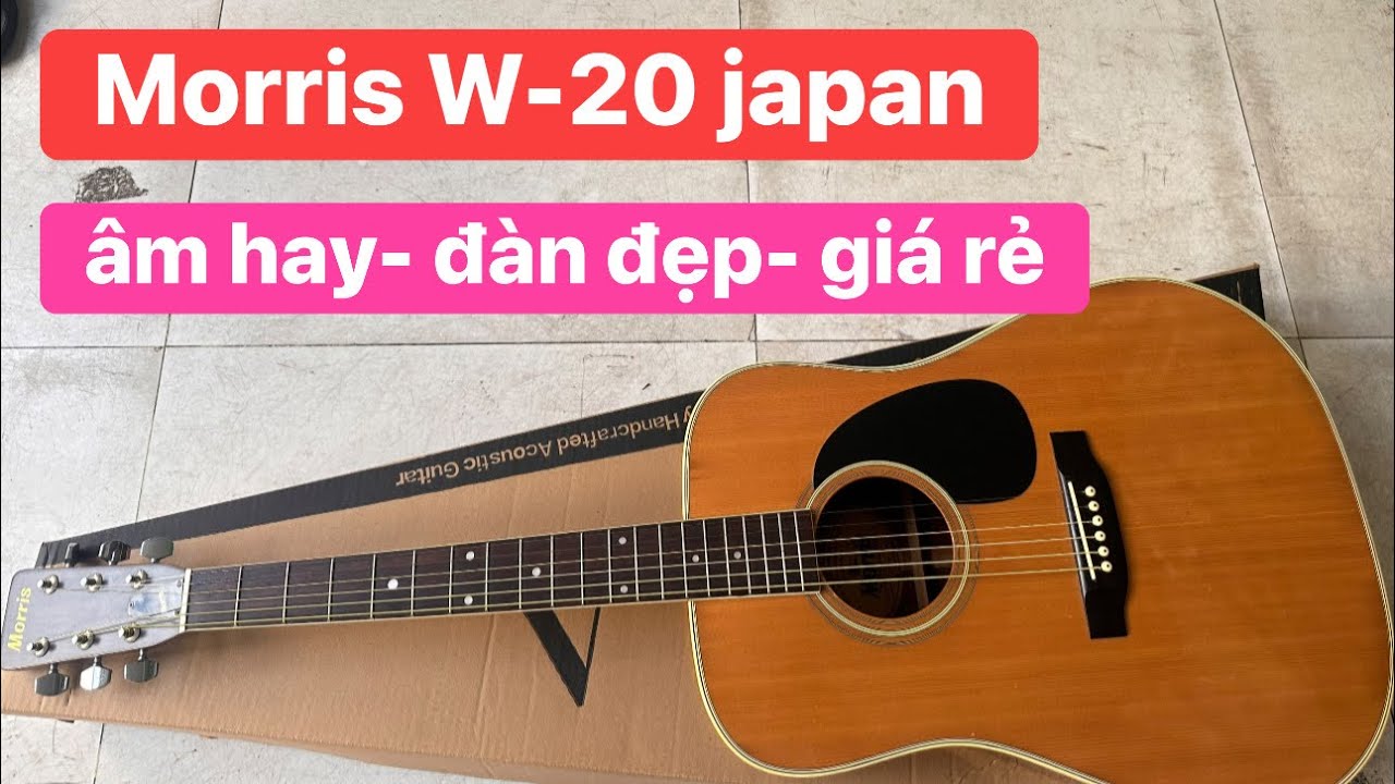 Đàn guitar Morris W-20 japan âm hay, giá rẻ. Giá: 2tr500k. guitar ...