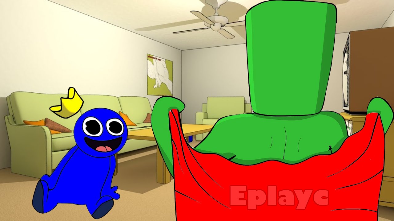 Blue and Green didn't share it!!! Rainbow Friends Animation | Blue x ...