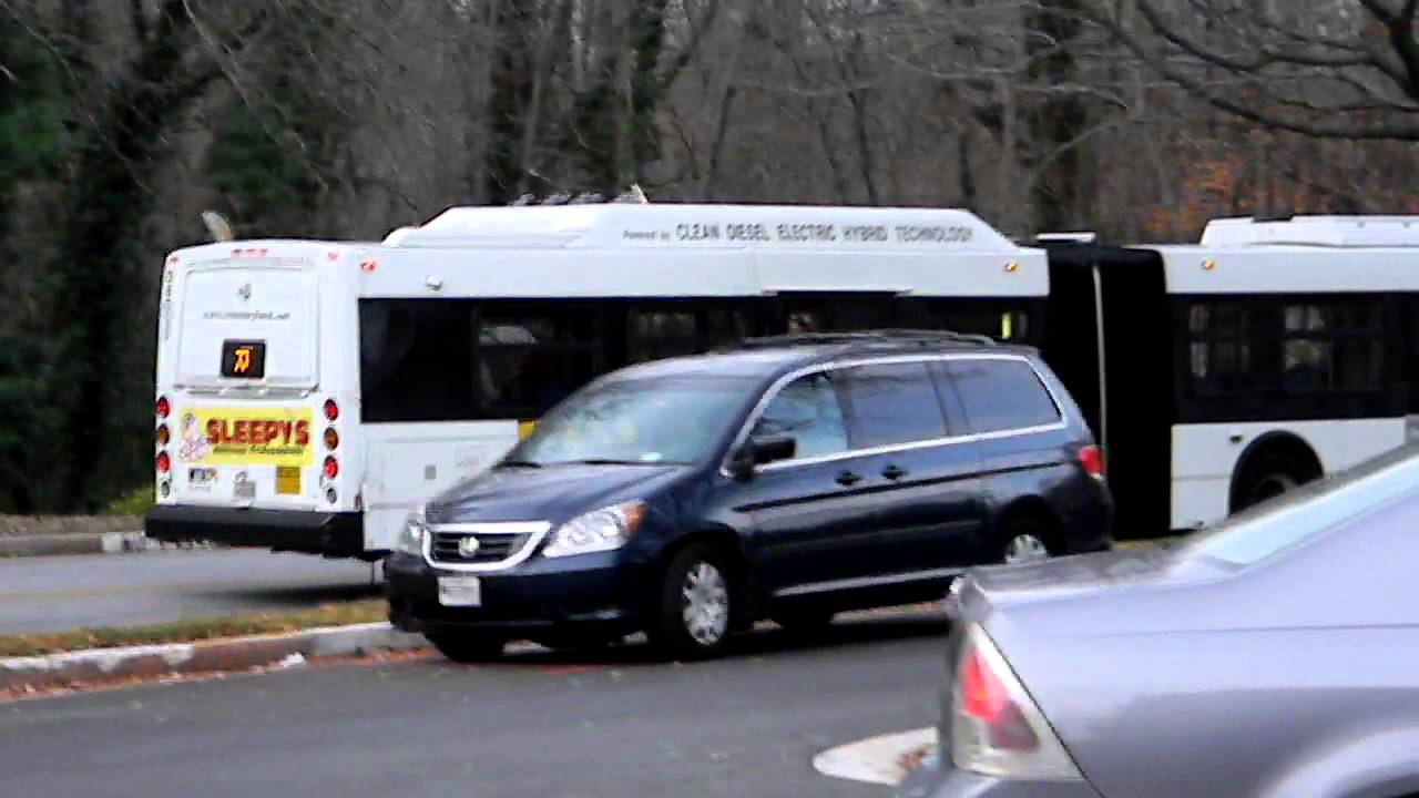 MTA Maryland 2008 New Flyer DE60LFR #08023 Route 77 - YouTube