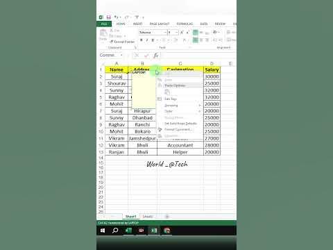 excel interview question with answer | excel tips and tricks | #shortsfeed #exceltricks #tricks ...