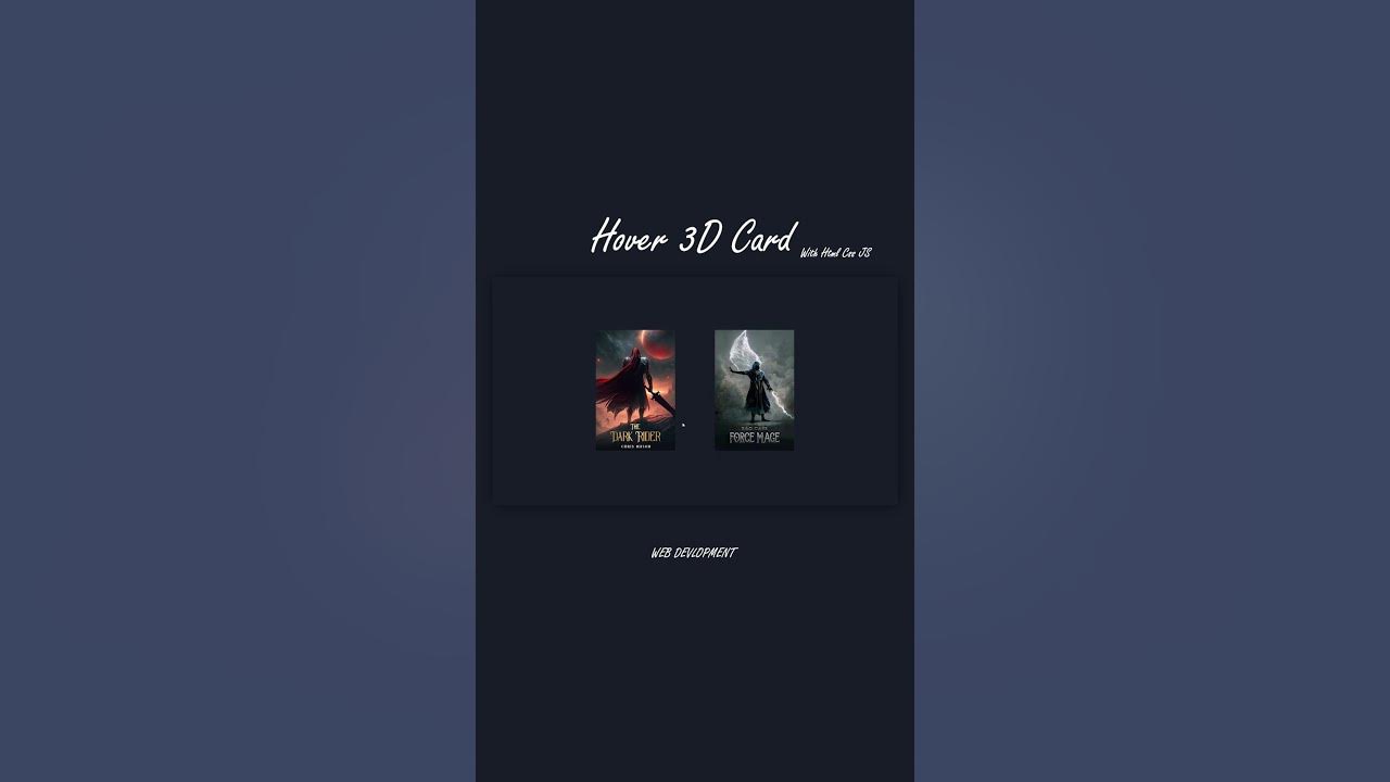 3dcard Webdevelopment Html Css Javascript Shorts Youtubeshorts Htmlcssjavascript Youtube