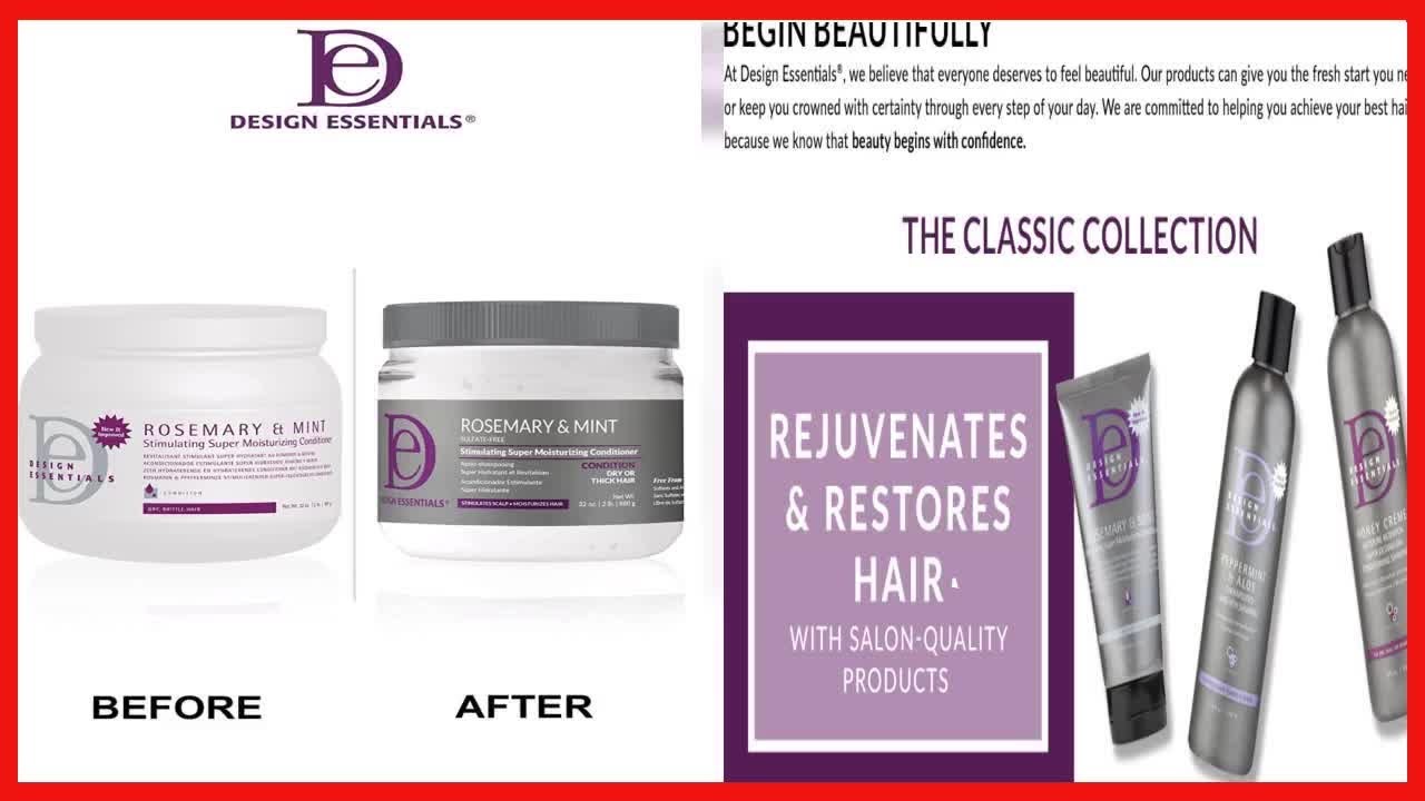 Design Essentials Rosemary & Mint Stimulating Super Moisturizing ...