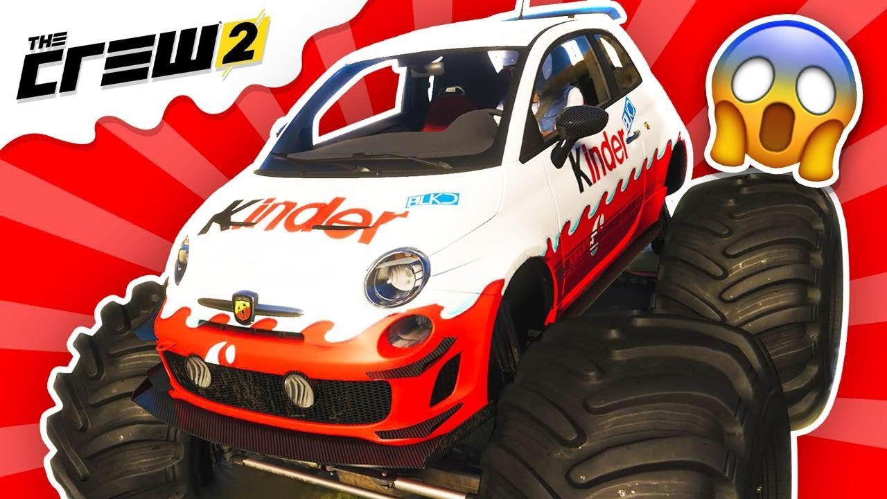 KINDER EGG WRAPPED STUNT CAR! (The Crew 2) - YouTube
