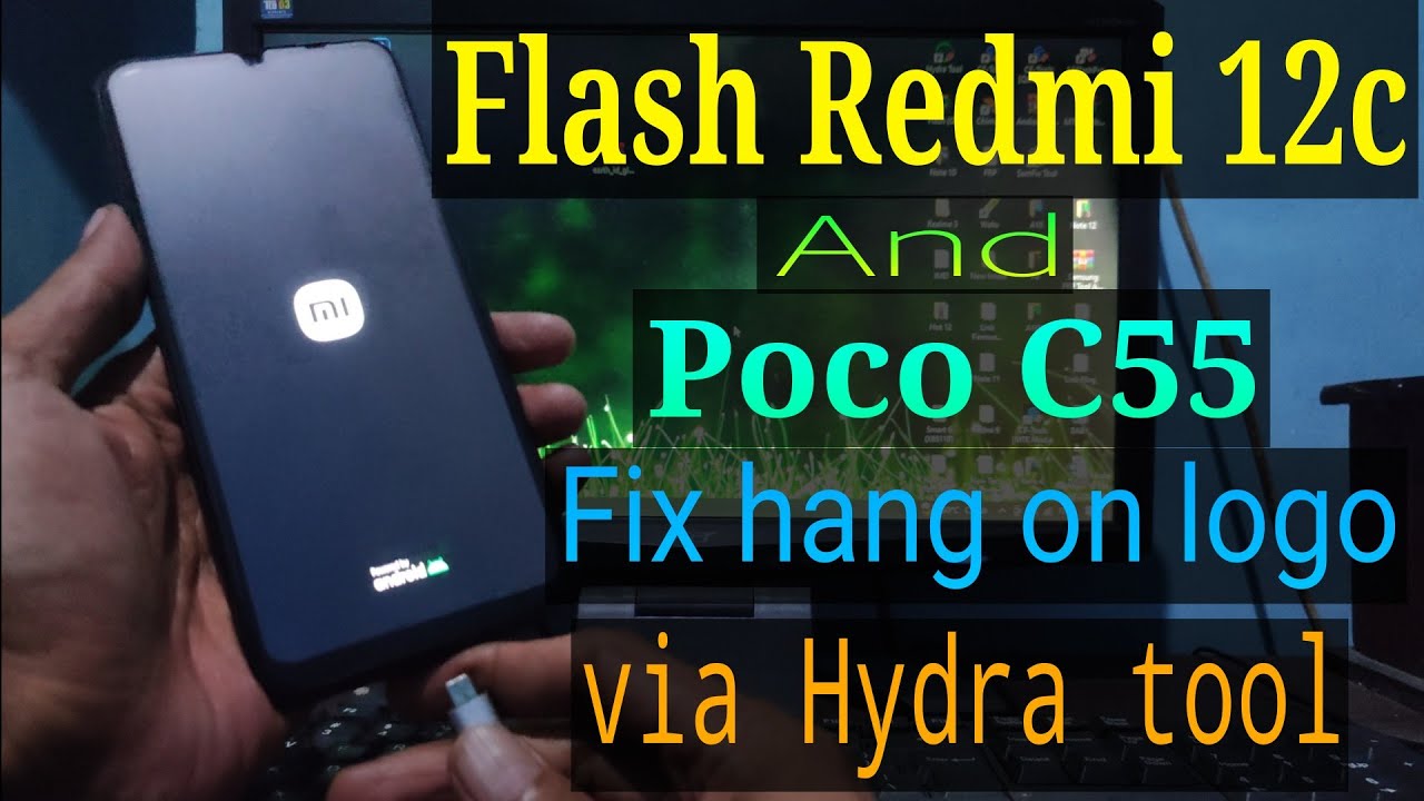 Flash Redmi 12C & Poco C55 (earth) via Hydra Tool - YouTube