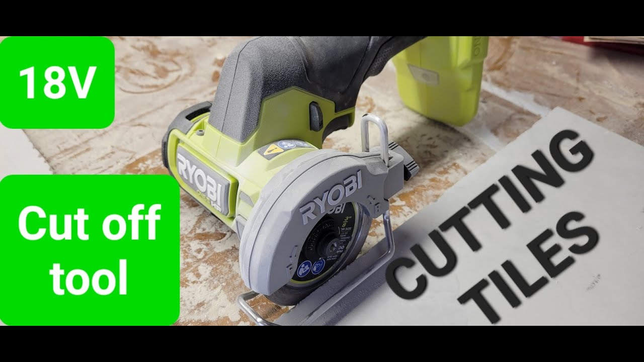 Ryobi 18v One+ HP Cut off tool review/test - YouTube