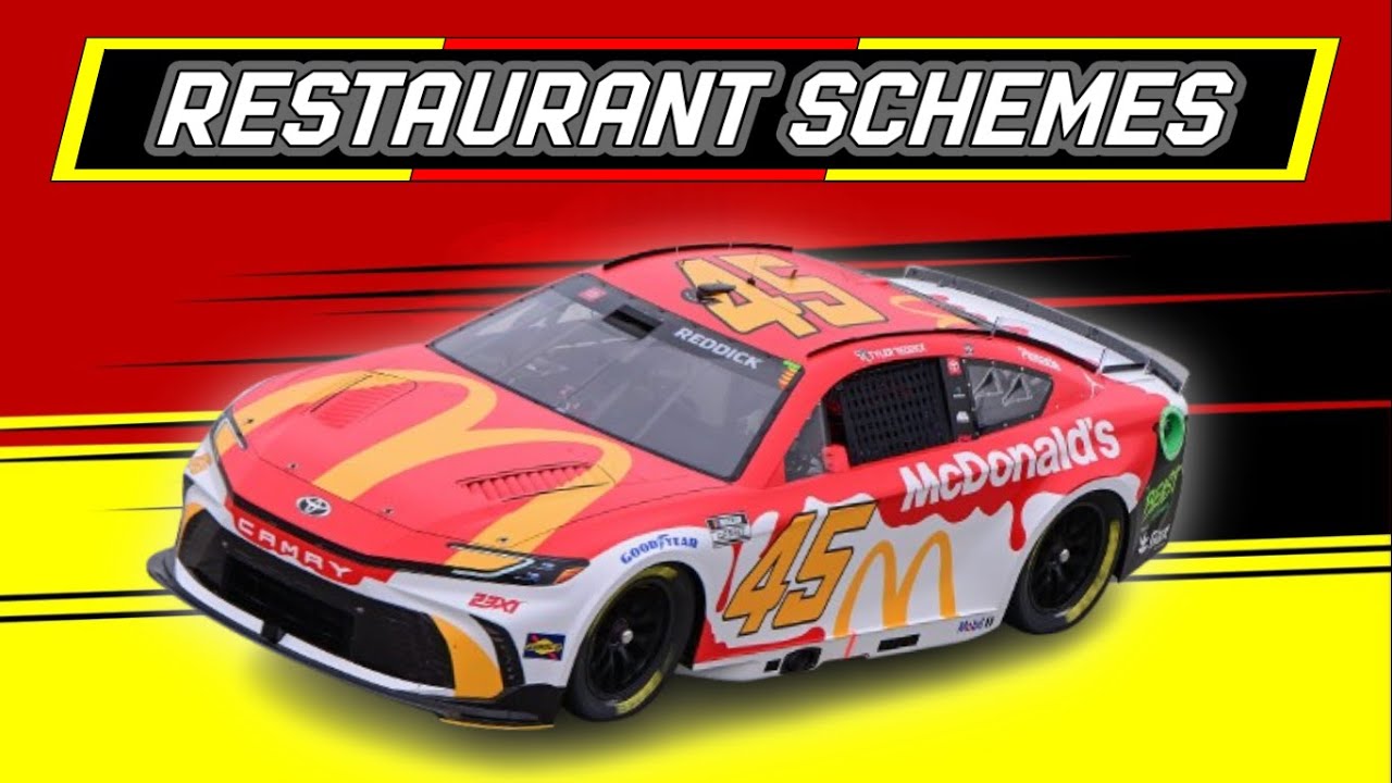 NASCAR Restaurant Paint Schemes - YouTube