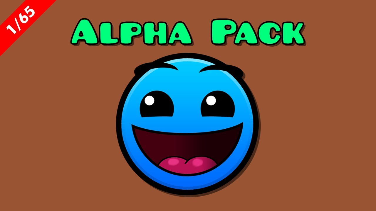 "ALPHA PACK" (ALL LEVELS / ALL COINS) | Geometry Dash - YouTube
