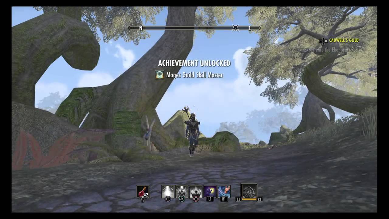 Elder Scrolls Online how to unlock Meteor attack ESO - YouTube