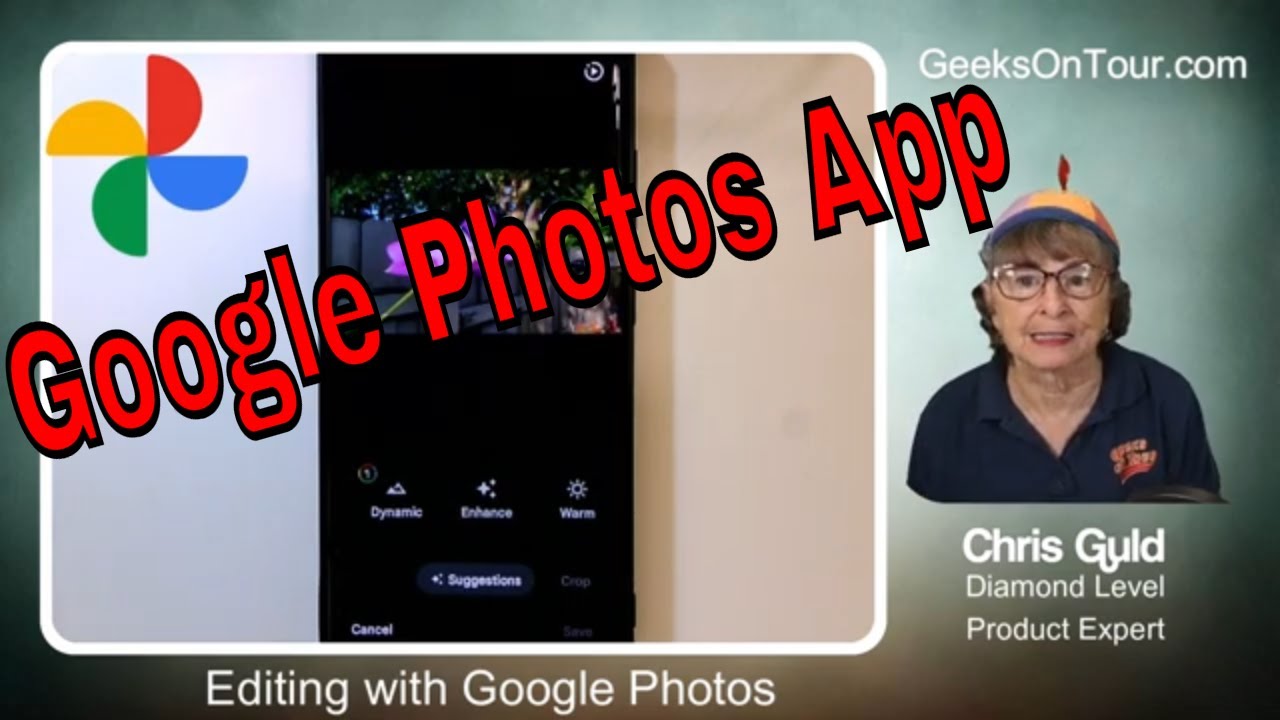 Editing with Google Photos App Tutorial Video 800 - YouTube