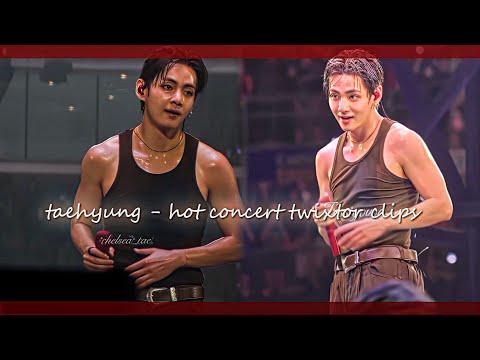 TAEHYUNG - HOT CONCERT TWIXTOR CLIPS WITH ( TOPAZ & AE CC 4K ) 