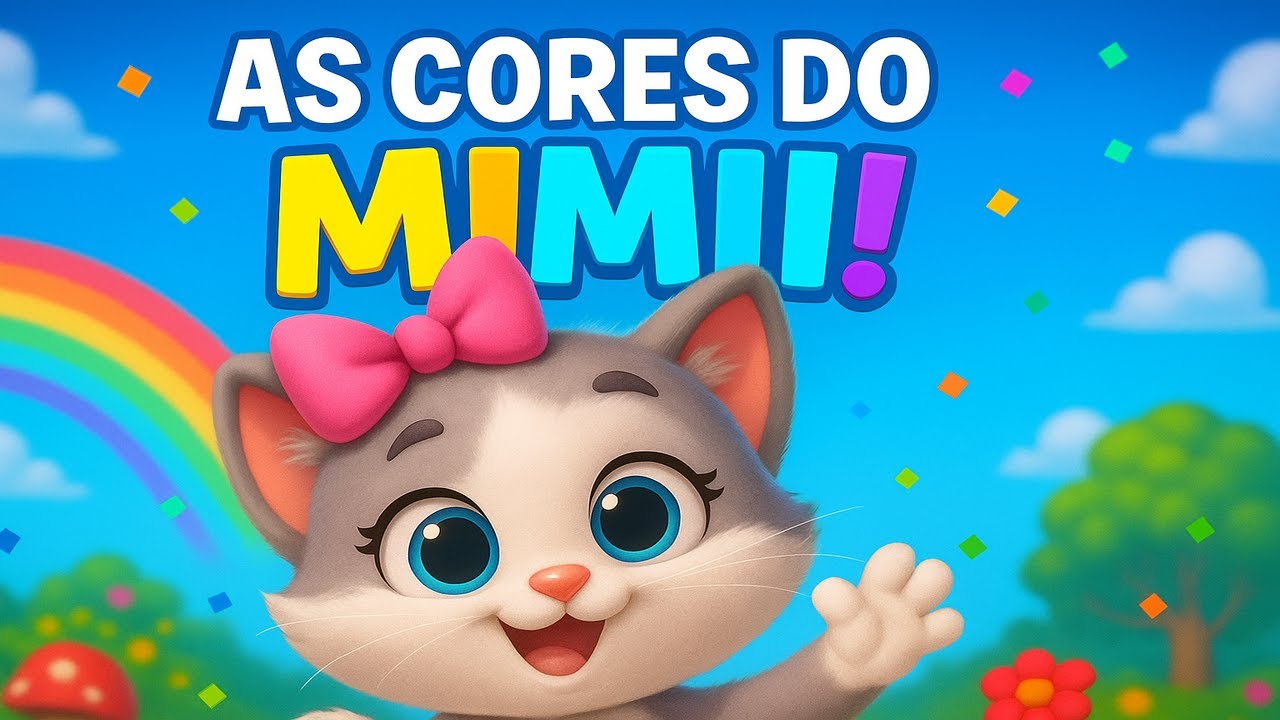 🎨 "Aprendendo as Cores com a Gatinha Mimi! 🐱 Música Infantil Educativa ...