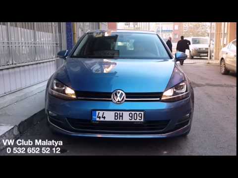 VW Club Malatya GOLF 7 ''Sinyal Verince Gündüz Farının Flaşlı Çalışması''