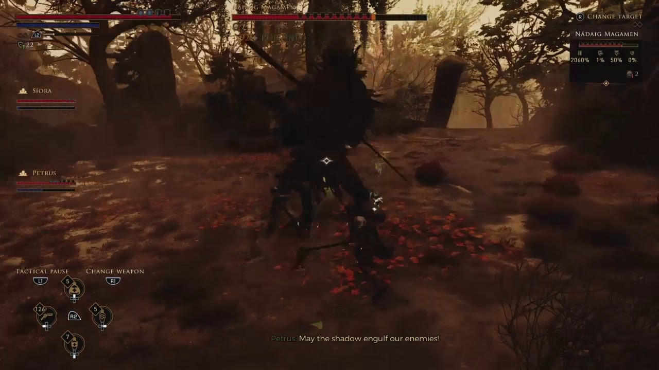 Greedfall: Nadaig Magamen Boss Battle - YouTube