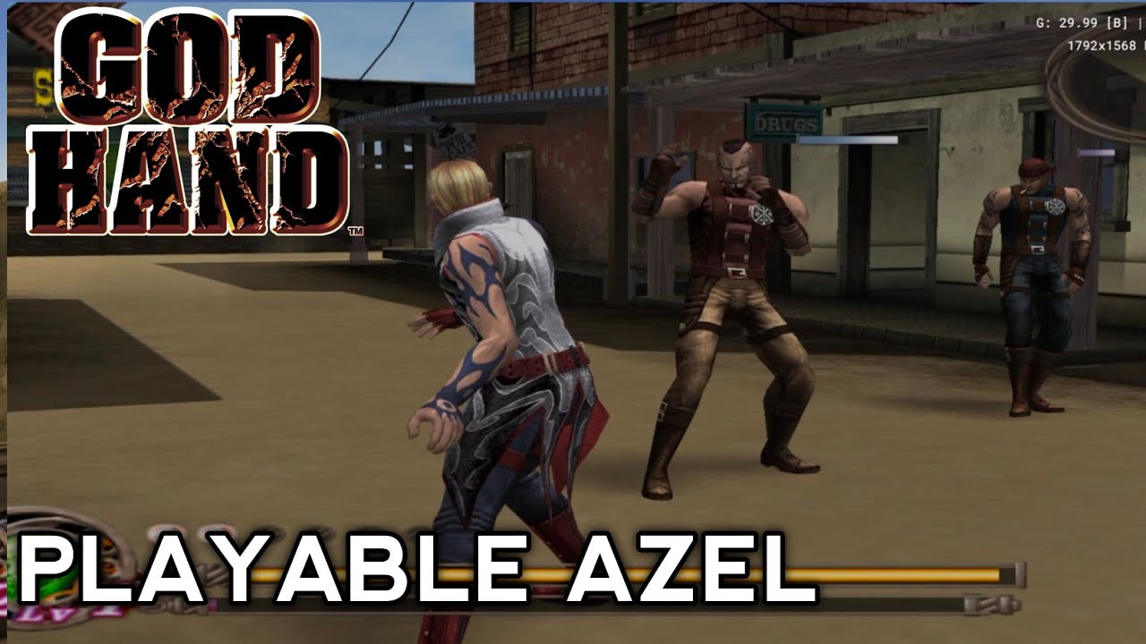 God Hand Playable Azel Android Emulator | God Hand Azel Mod Gameplay ...