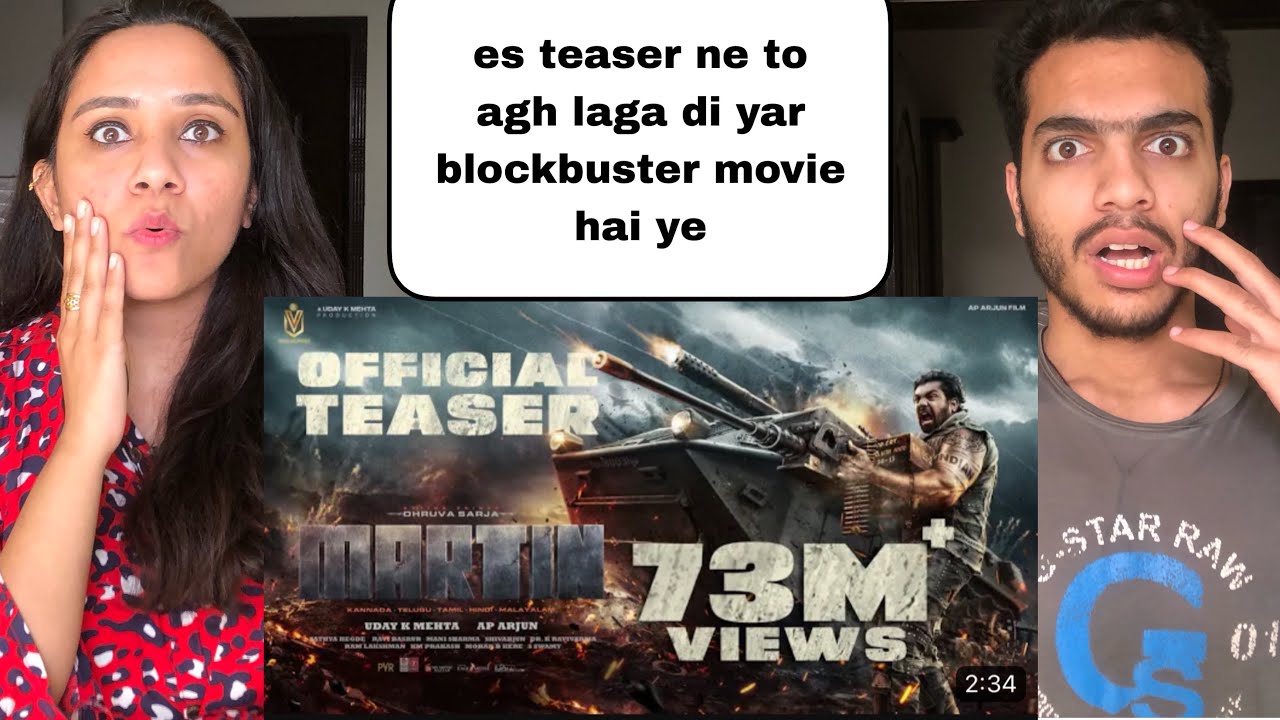 Martin - Teaser [4K] | Dhruva Sarja | AP Arjun | Uday K Mehta ...