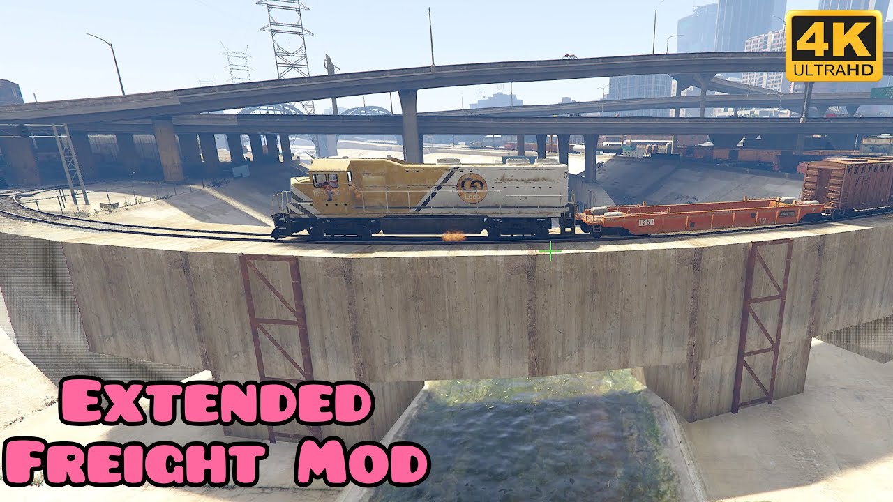 Freight Train Extended - Grand Theft Auto 5 East Los Santos - YouTube