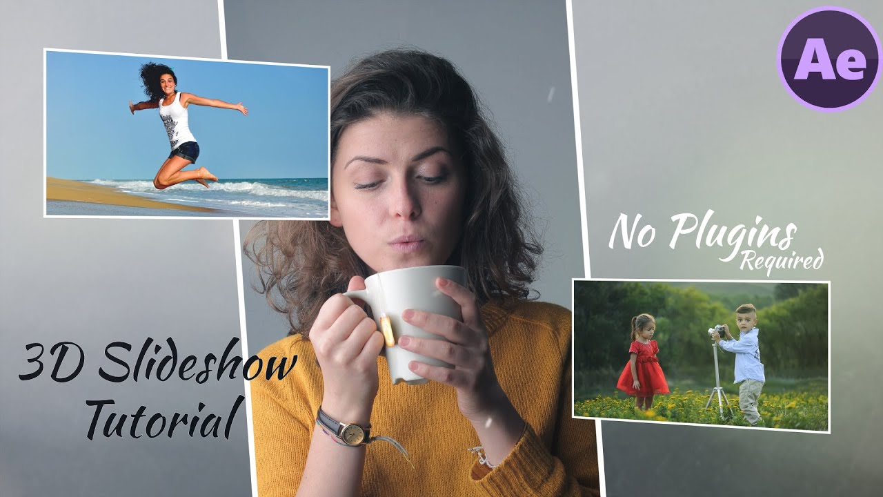 3D Picture Gallery Slideshow in After Effects - After Effects Tutorial ...