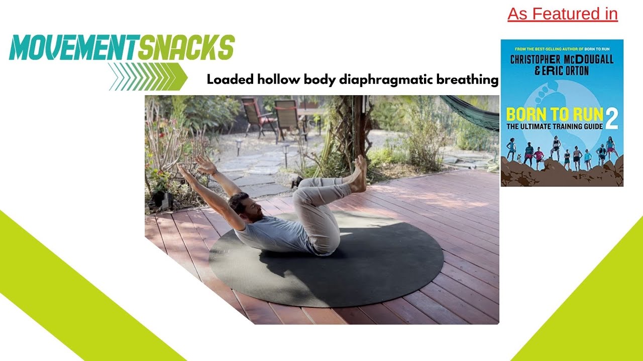 Born to Run 2 Movement Snacks - Loaded hollow body diaphragmatic ...