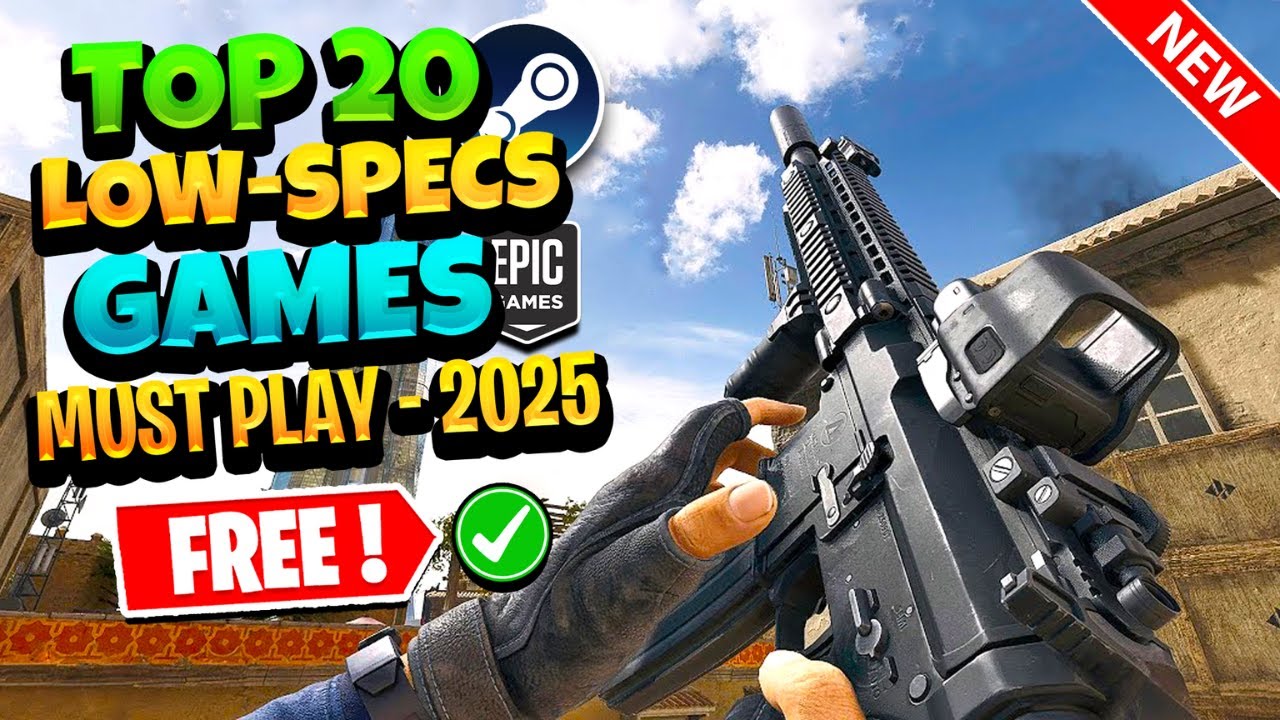 Top 20 Free Multiplayer Games for Low-End PCs & Laptops (2025) - YouTube