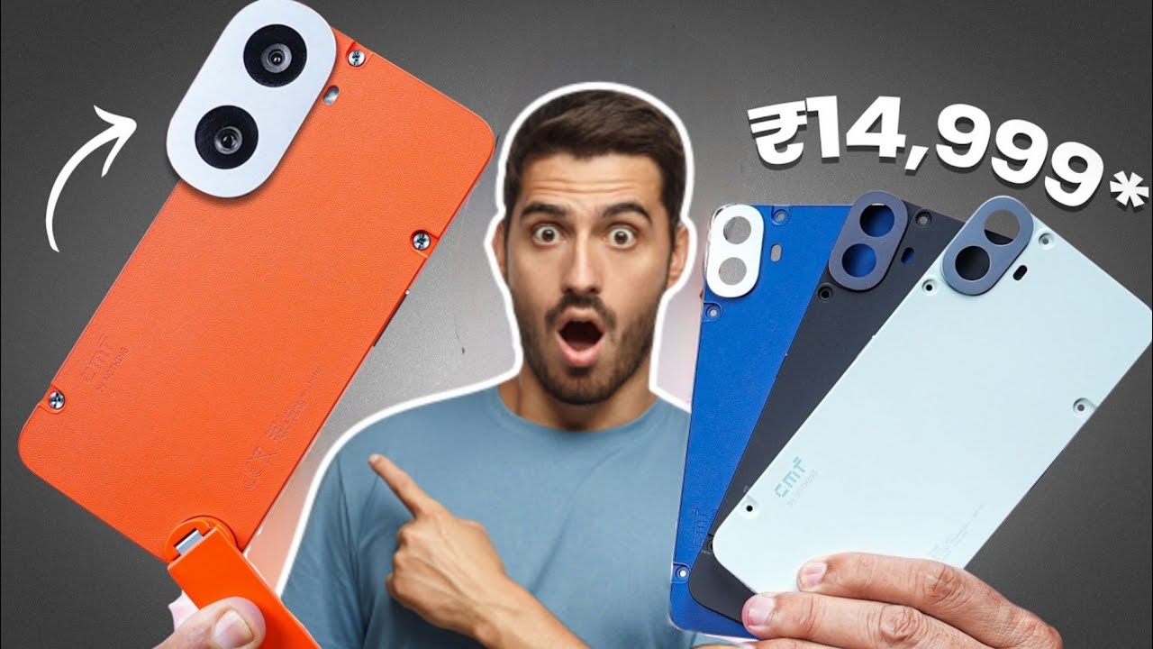cmf Phone 1 Unboxing & Quick Review ⚡ Replaceable Back Panel, D7300 ...
