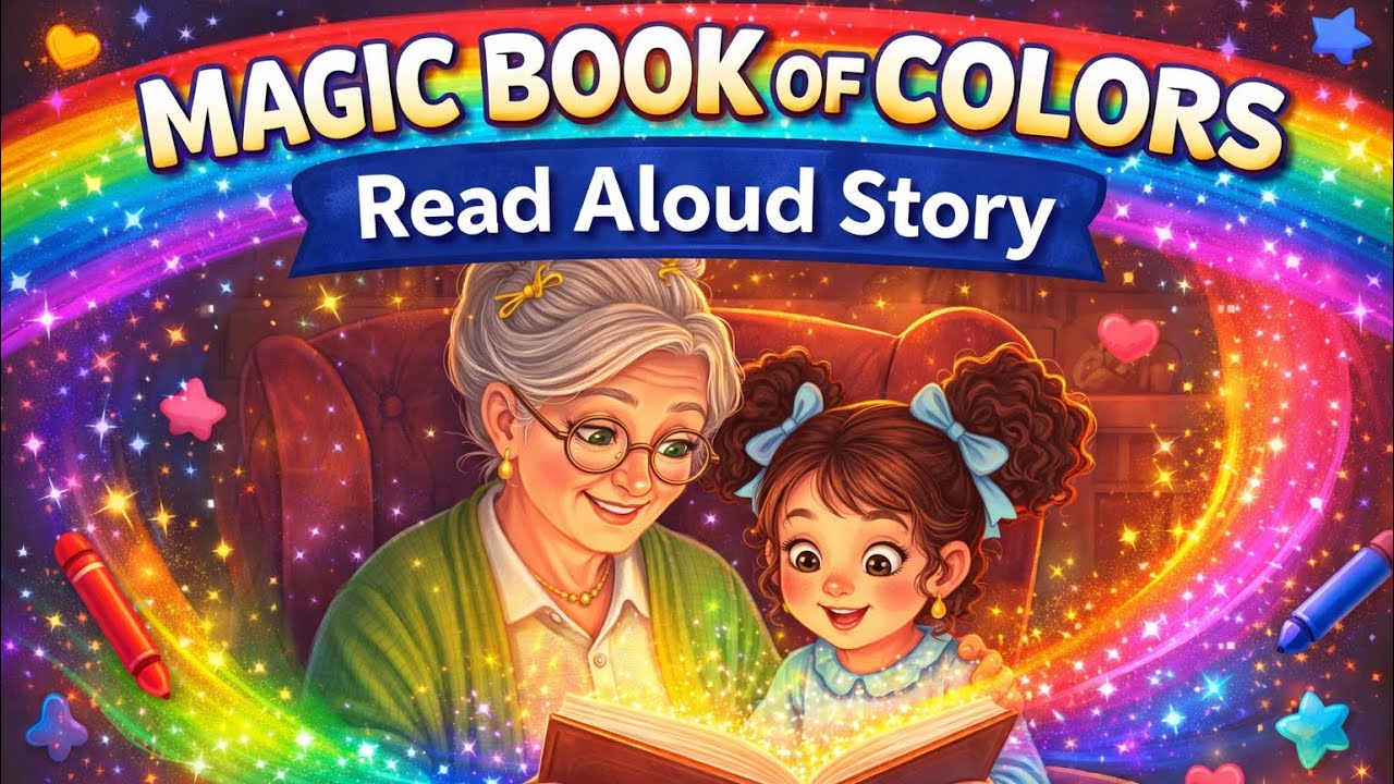 The Magic Book of Colors 🌈 Read Aloud Story for Kids | Grandma’s ...