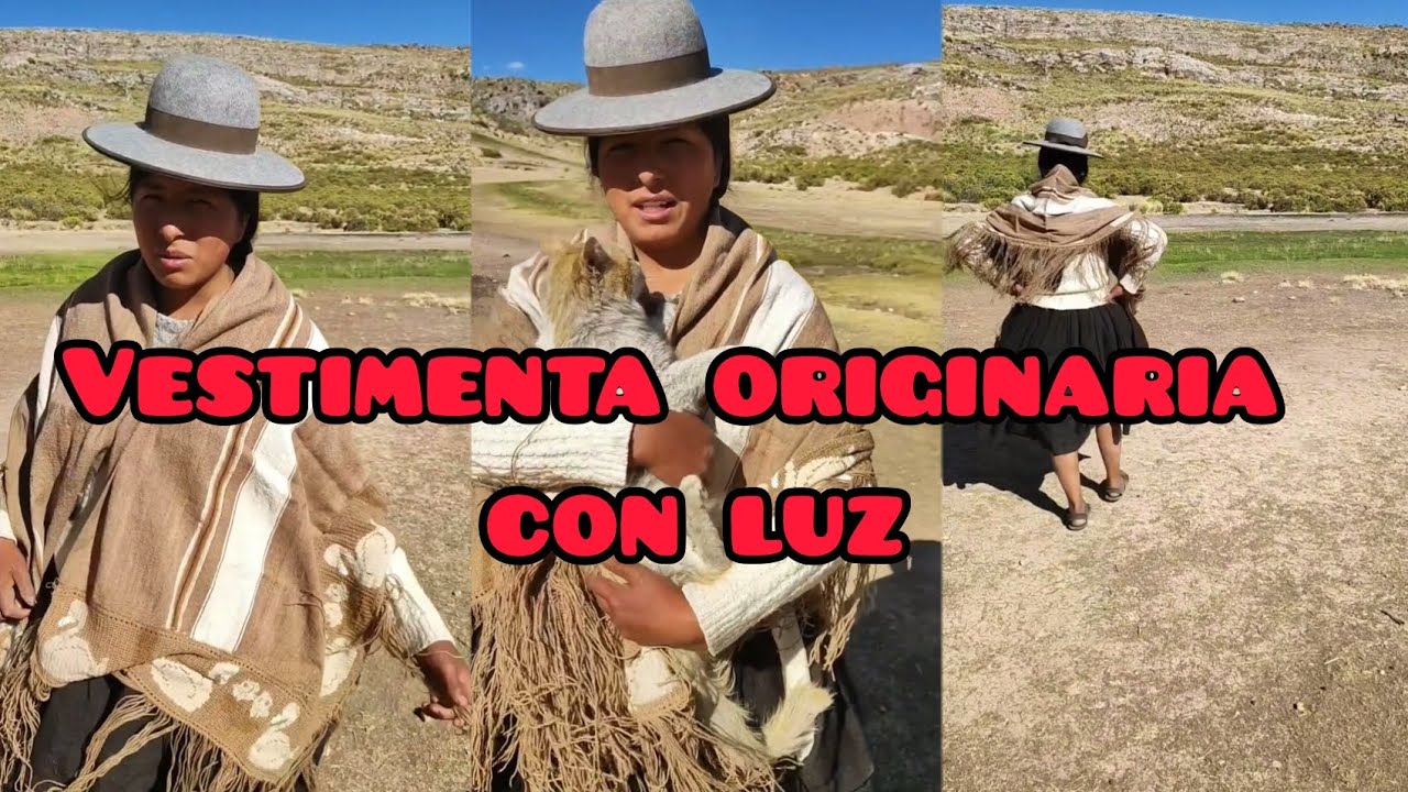 Vestimenta de la Cultura AYMARA con Luz Cruz - YouTube