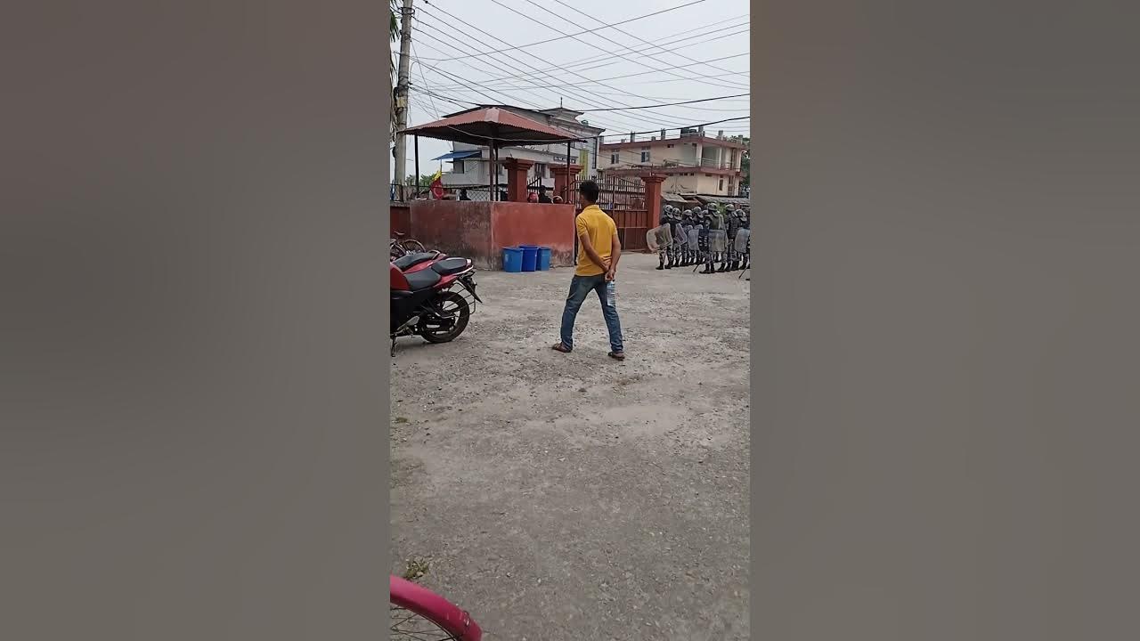 NEPAL Armed Police Force (APF) in action - YouTube