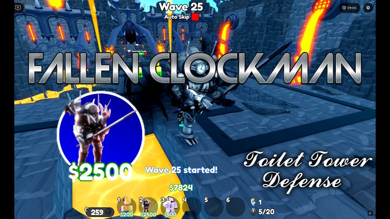 Fallen Clockman best Time ability unit in Toilet Tower Defense? - YouTube