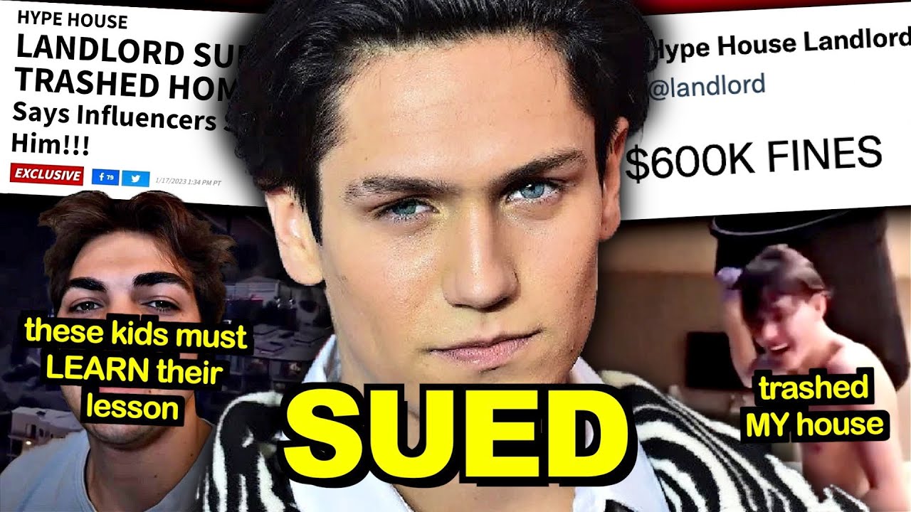 THE HYPE HOUSE got SUED…omg - YouTube