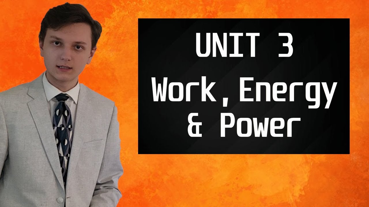 AP Physics 1 Unit 3 Review - Energy - Work - Mechanical Energy - Power ...