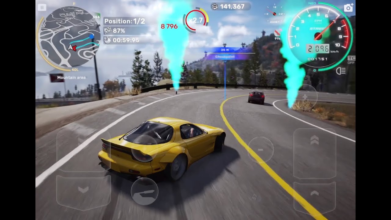 Initial D fan plays CarX Street | Mazda RX7 FD vs Street Group | Drift ...