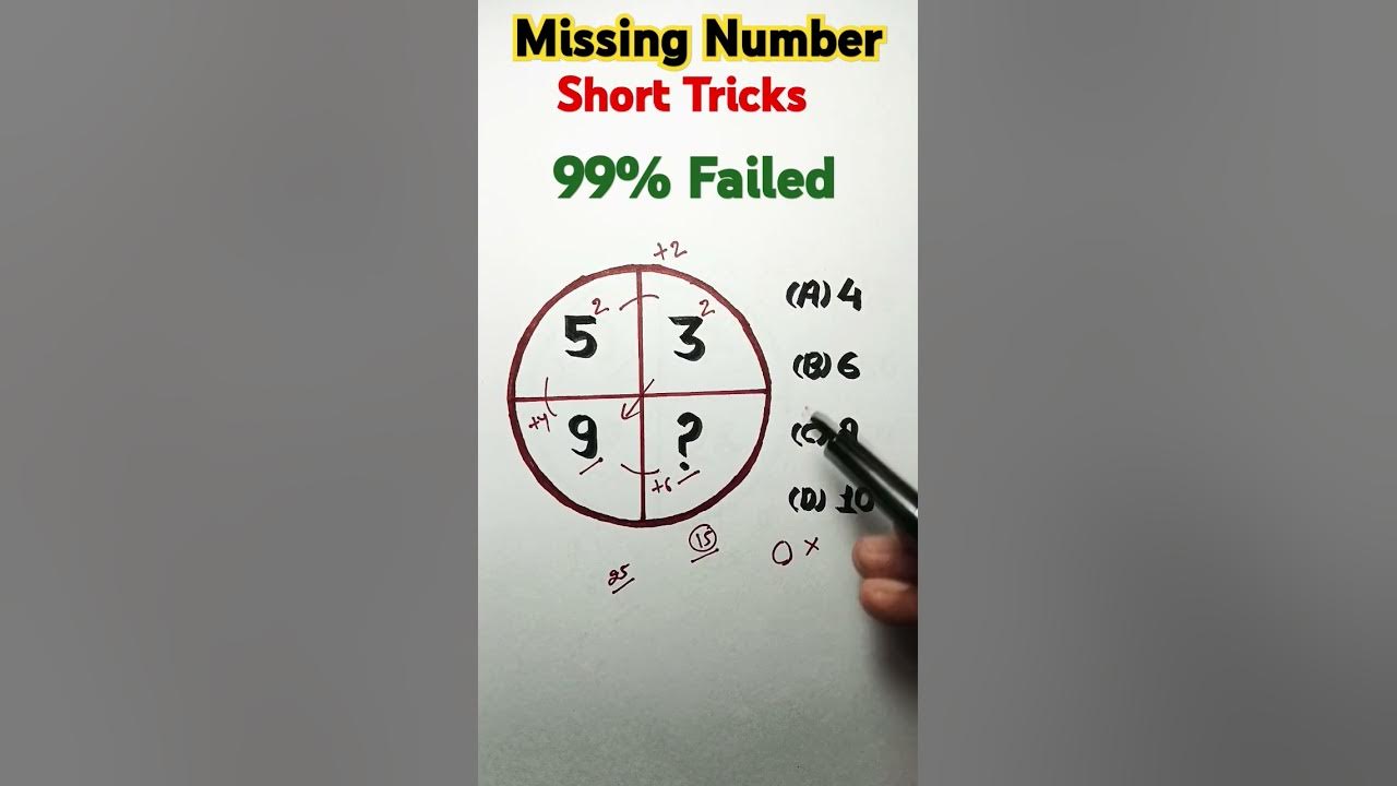 🔥लाजवाब सवाल|| Missing Number Tricks reasoning classes ssc gd 2026 ntpc #shortsfeed #maths # ...