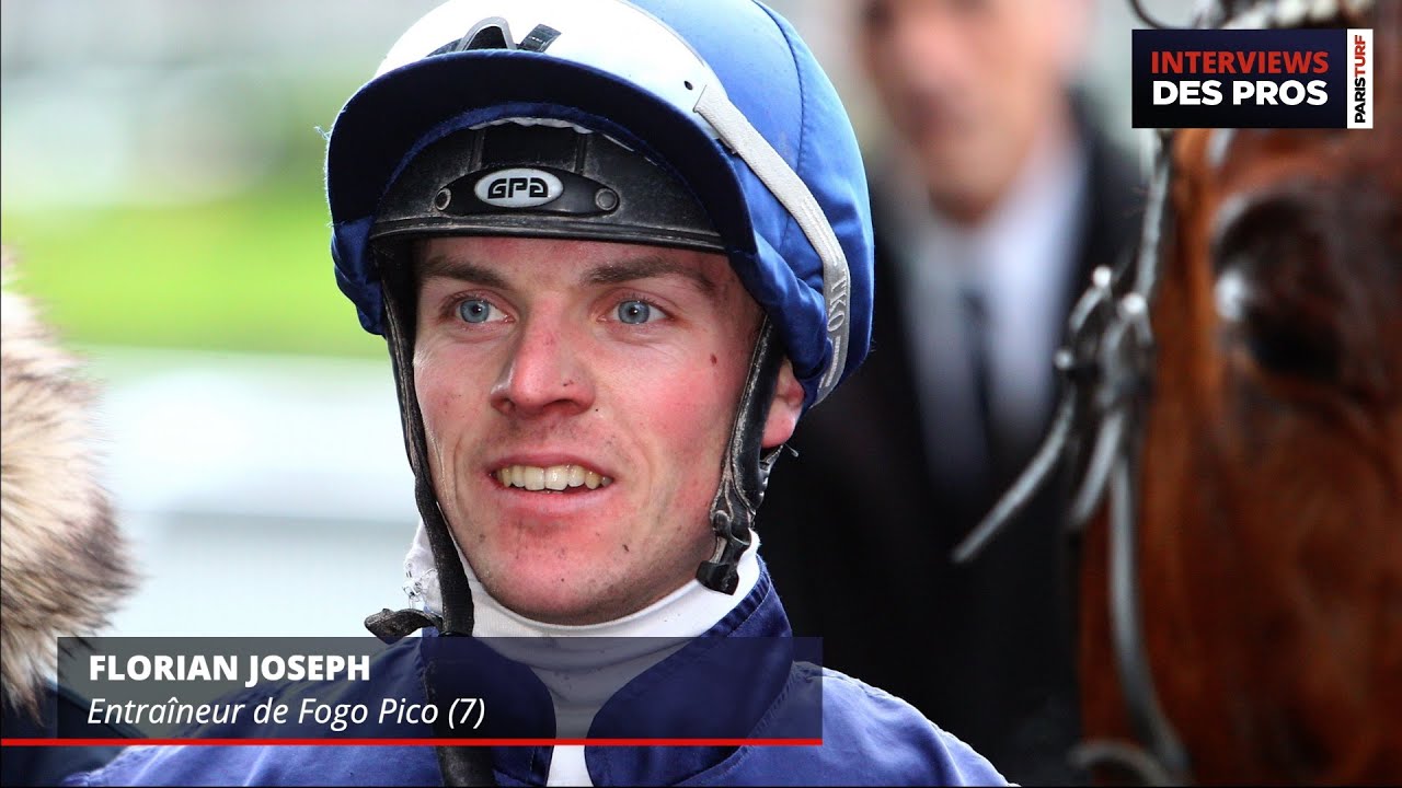 FLORIAN JOSEPH | ENTRAÎNEUR DE FOGO PICO | QUINTÉ DU LUNDI 26 AOÛT À PARIS-VINCENNES - YouTube