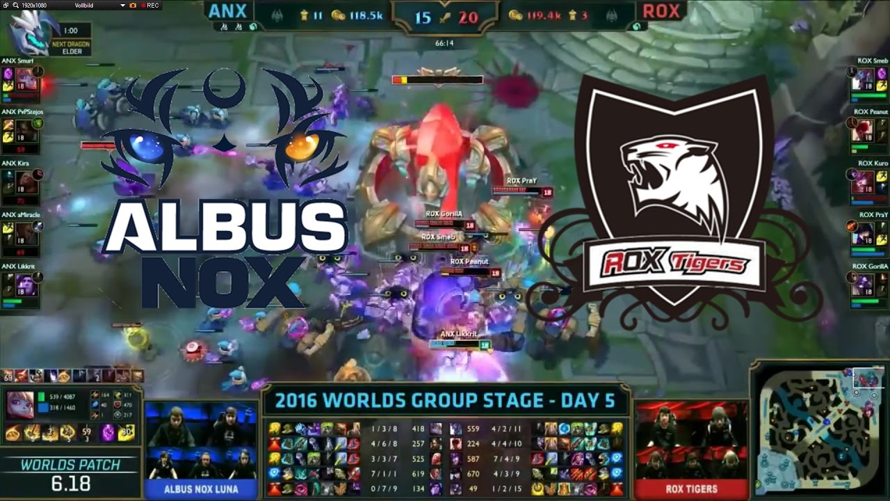 ANX vs ROX: INSANE Ending - Worlds 2016 - YouTube