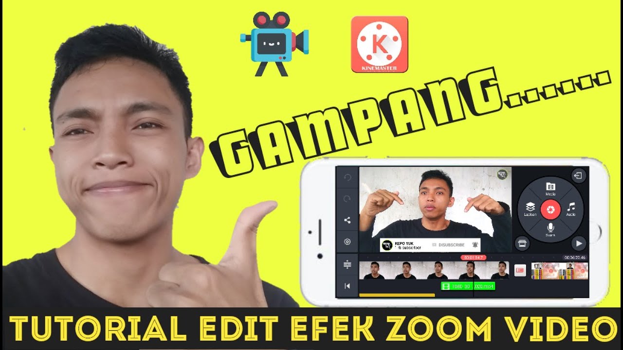 Cara Edit Efek Zoom Pada Sebuah Video - YouTube