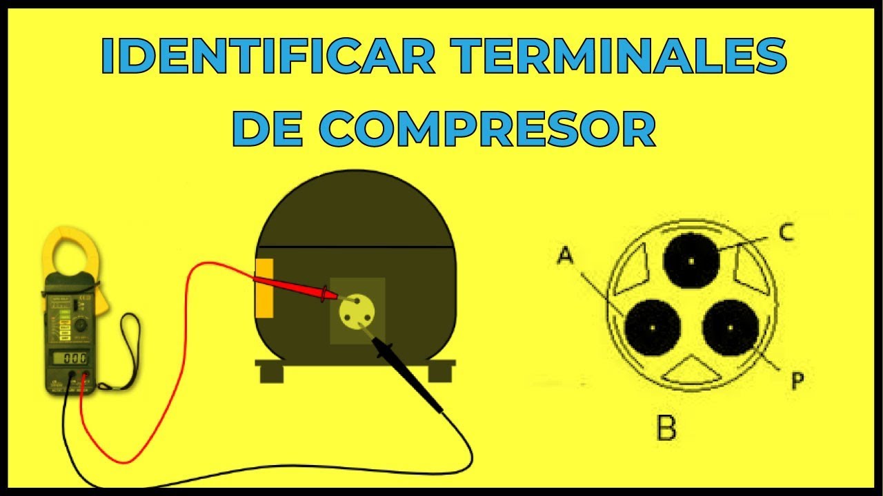 Cómo IDENTIFICAR los terminales de un COMPRESOR de nevera 🔍 - YouTube