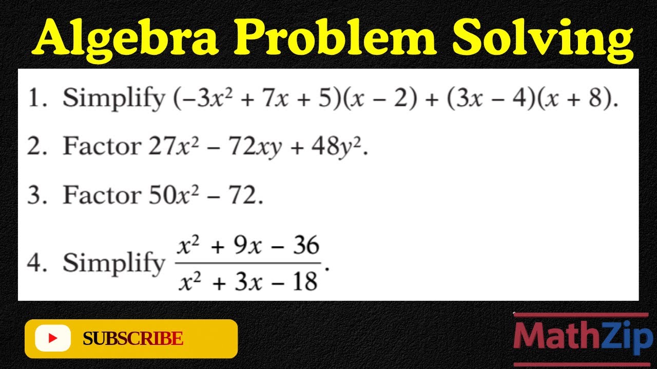 Simplify and Factor Polynomial Expressions | IGCSE & Grade 10 Algebra ...