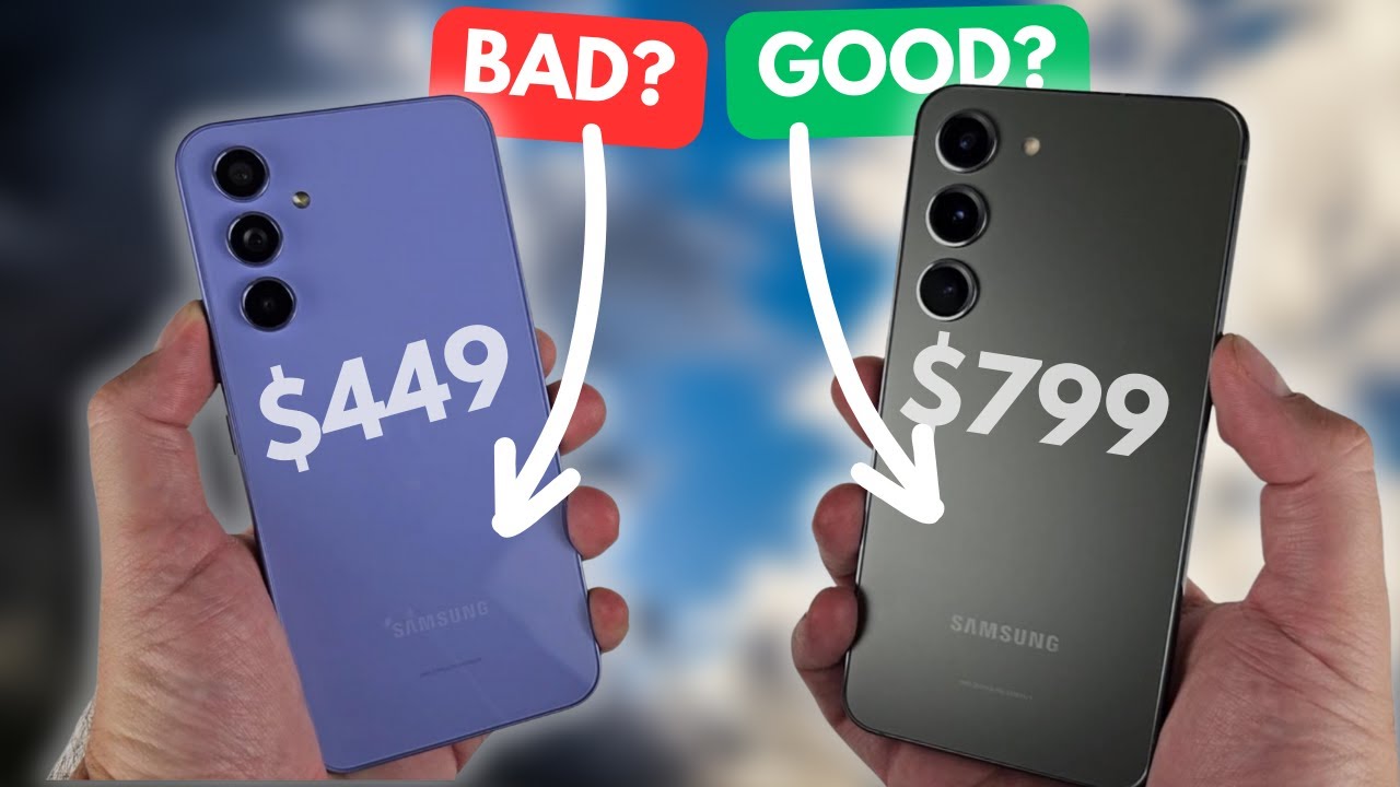 Galaxy A54 vs S23 - The ULTIMATE Comparison - YouTube