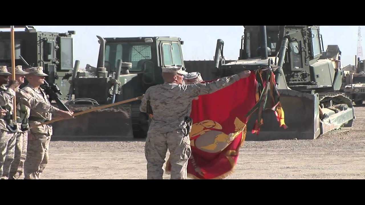 9th Engineer Support Battalion transfer of authority - YouTube