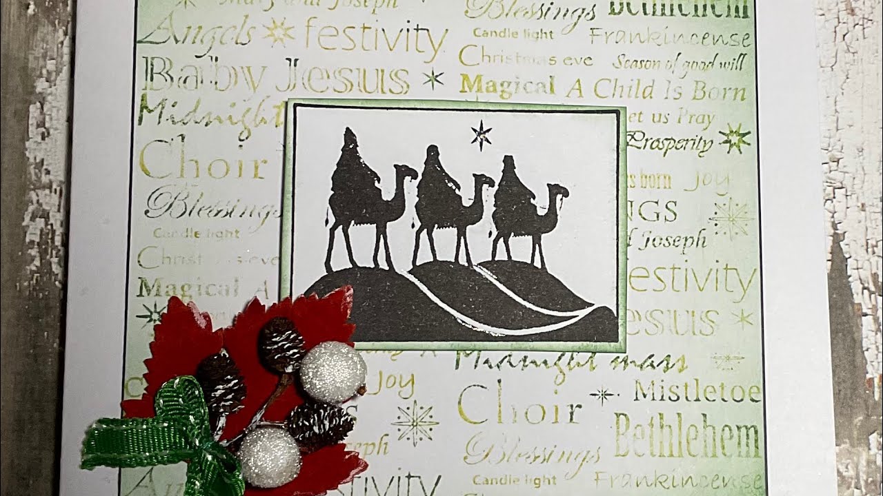 Happy Christmas from Jo Rice #laviniastamps #cardmaking - YouTube