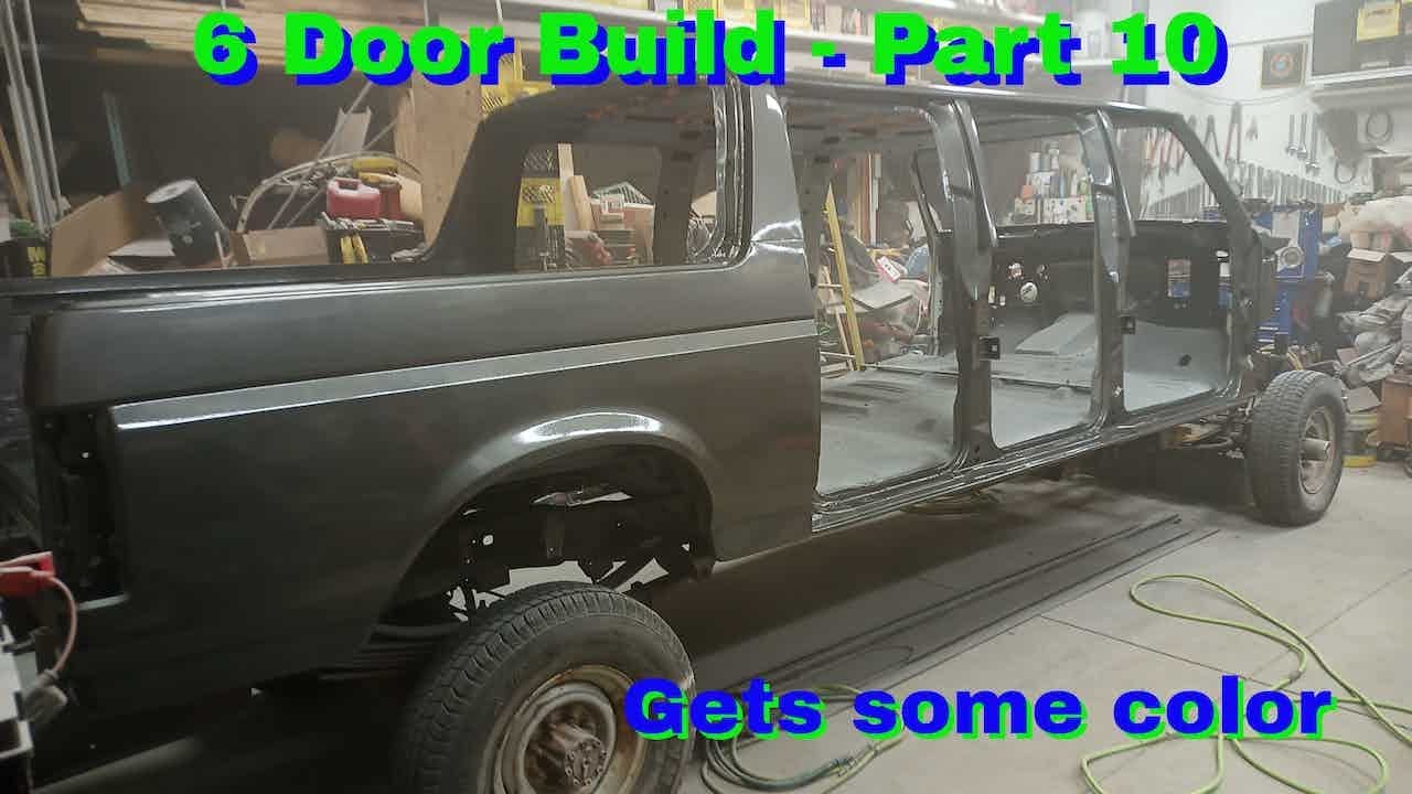 OBS Ford 4X4 Diesel 6 Door Build - Part 10 - Paint the skeleton - YouTube