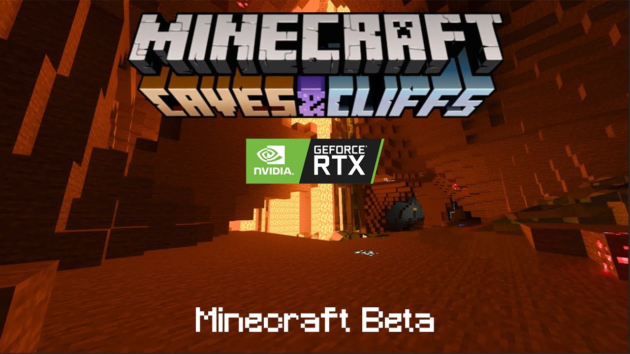 Minecraft Beta RTX Caves and cliffs! - YouTube