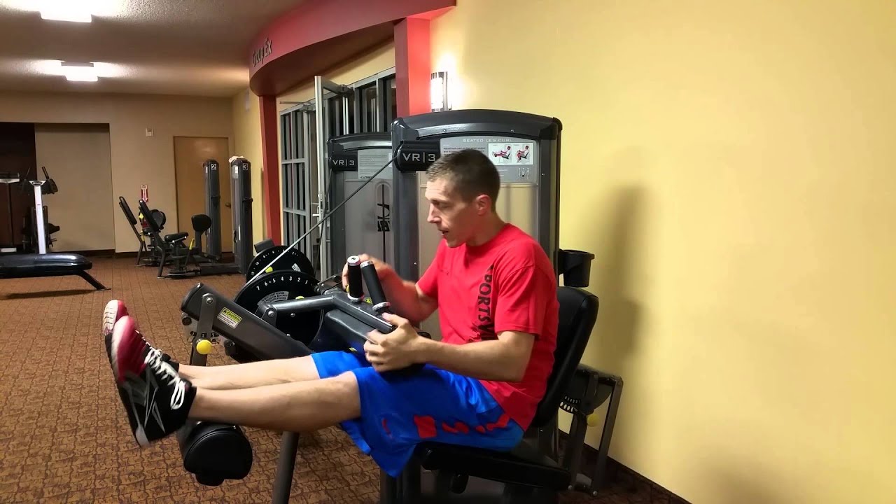 Seated Hamstring Machine - Nutrient Health & Fitness - YouTube