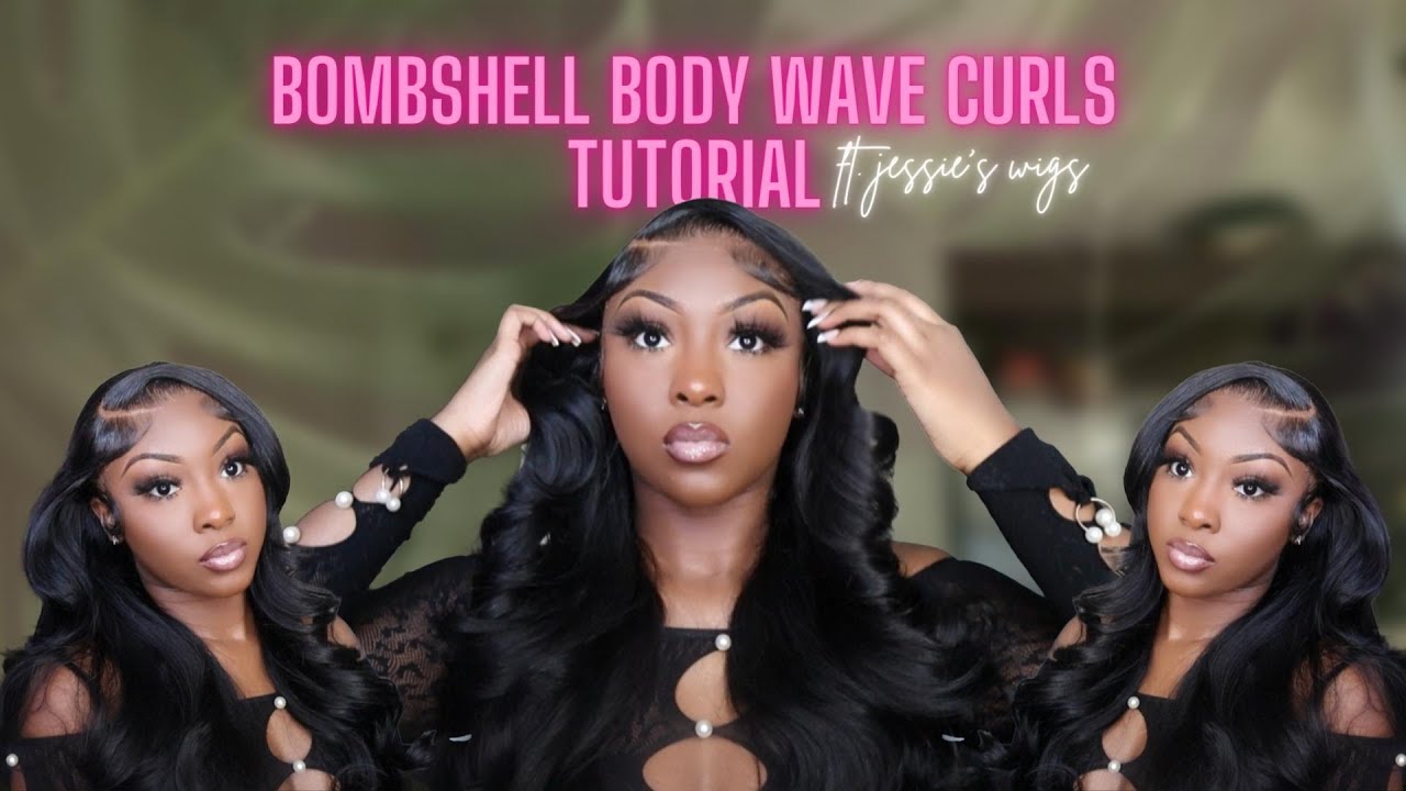 JUICY BOMBSHELL CURLS INSTALL TUTORIAL ft. Jessie's Wigs | STUCKUP.YA - YouTube