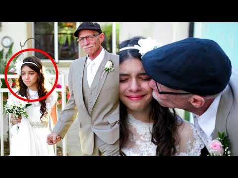 11 Yaşındaki Kıza Babası İçin Düğün Töreni Düzenlendi!
