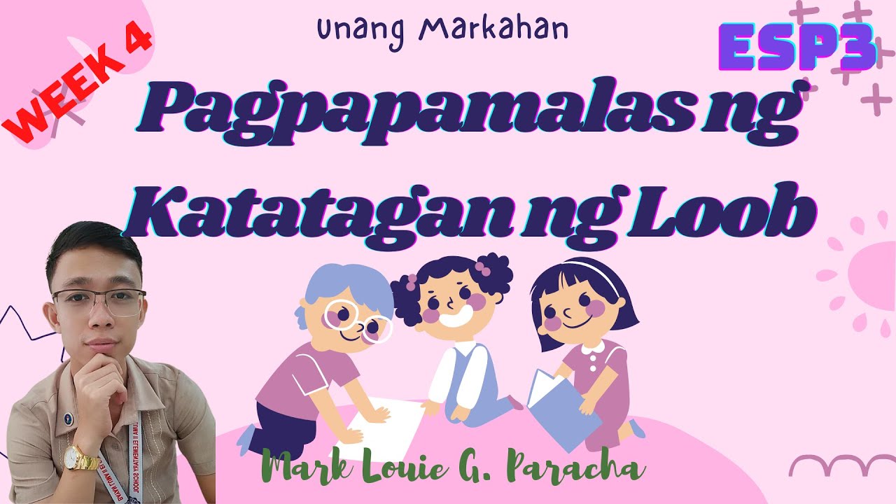 PAGPAPAMALAS NG KATATAGAN NG LOOB / Quarter 1 ESP 3 Week 4 / MELC BASED ...