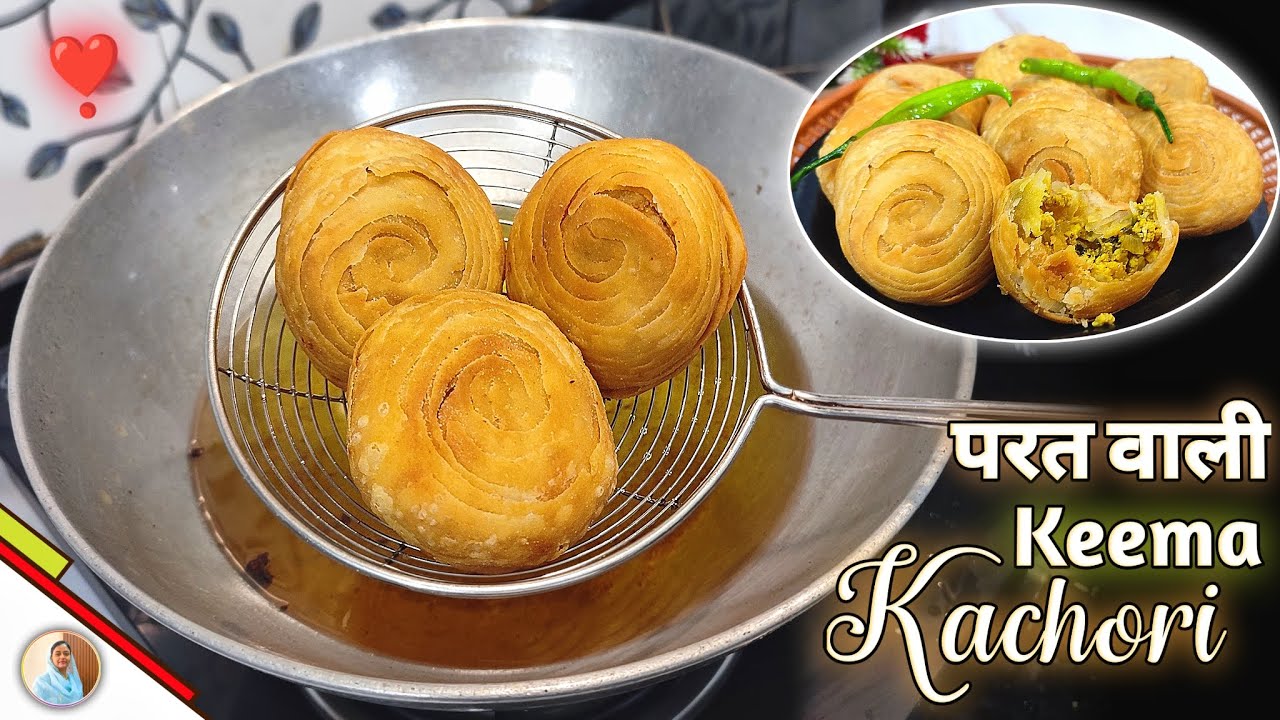 Keema Kachori | Lachedar Khasta Chicken Keema Kachori | Easy Method ...