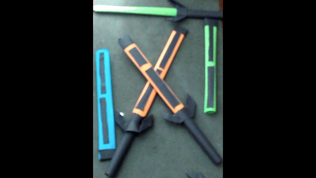 How to make a origami sword with scabbard - YouTube