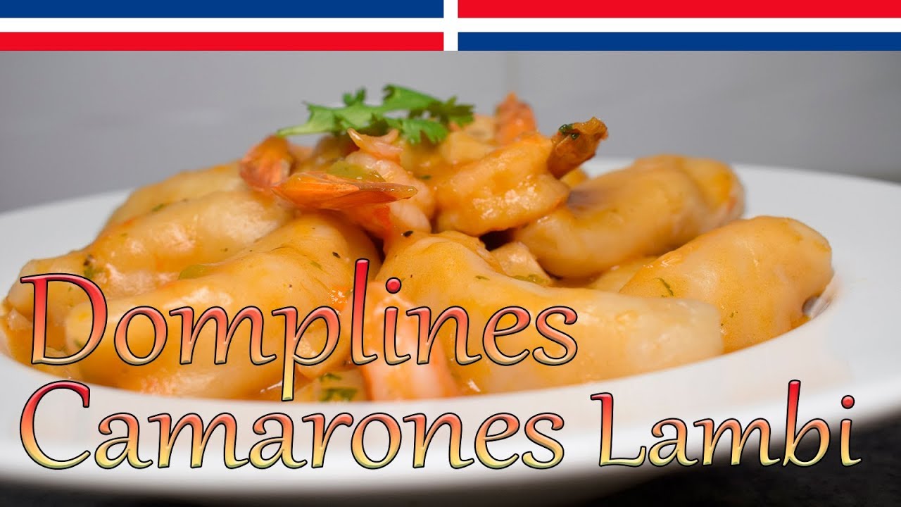 Domplines con Camarones y Lambi - Cocinando con Yolanda - YouTube