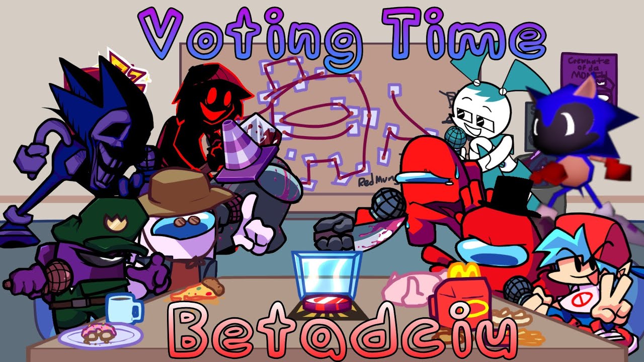 Voting Time But Everyone Sings it [FNF] - YouTube